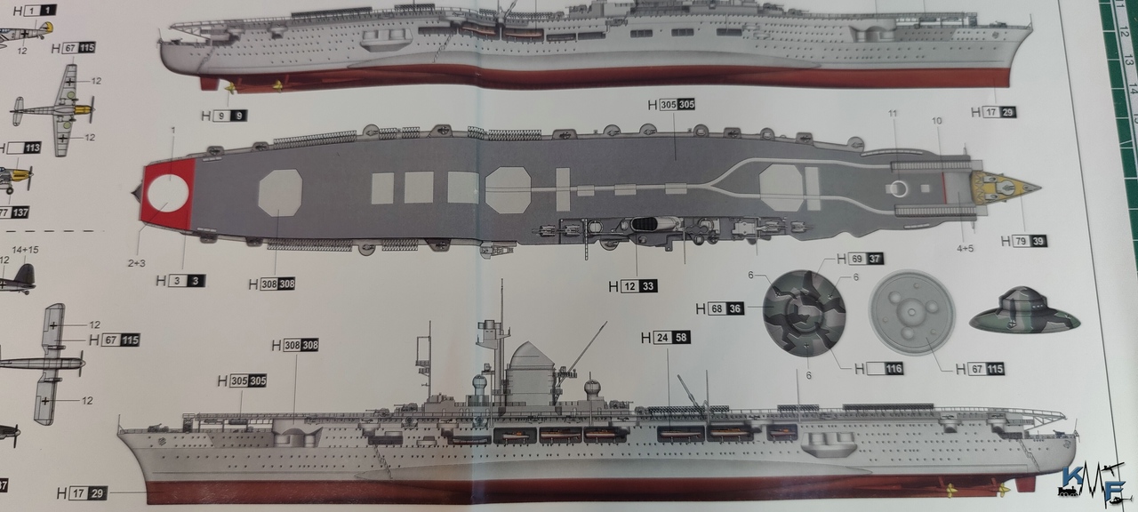German Navy Aircraft Carrier DKM Peter Strasser - Bausatzvorstellung ...